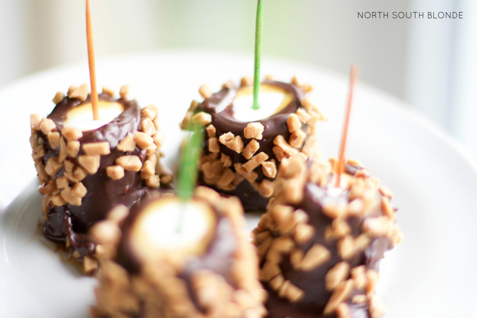 Chocolate, Caramel, and Skor Marshmallows