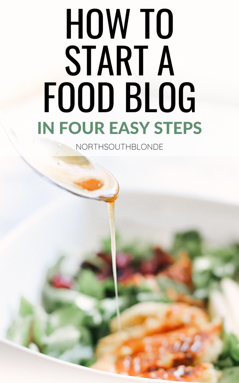 How to Start a Food Blog in Four Easy Steps