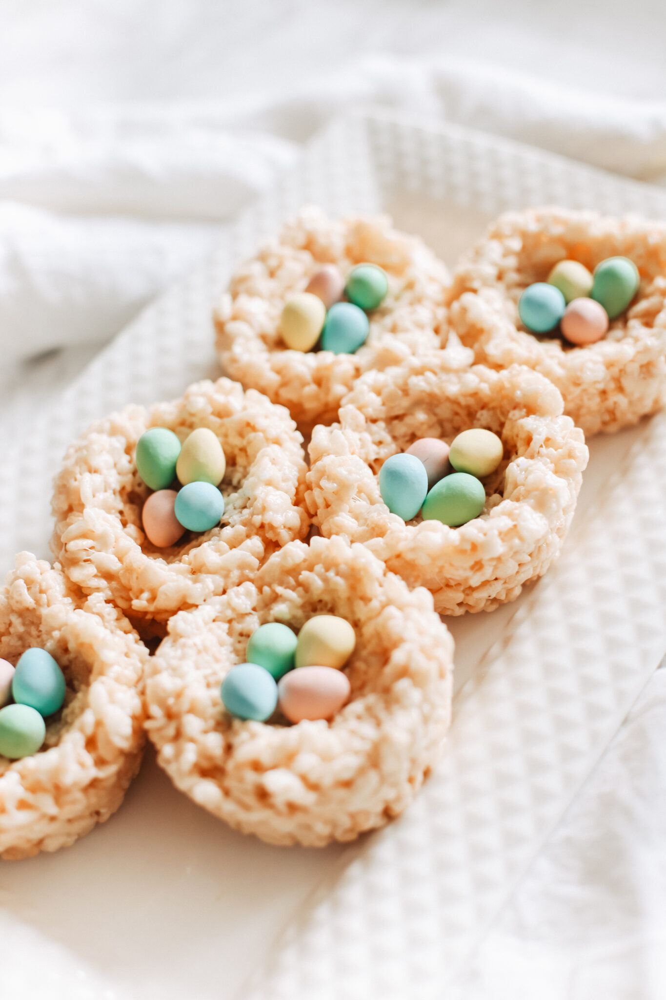 Easter Rice Krispie & Chocolate Mini Egg Nests