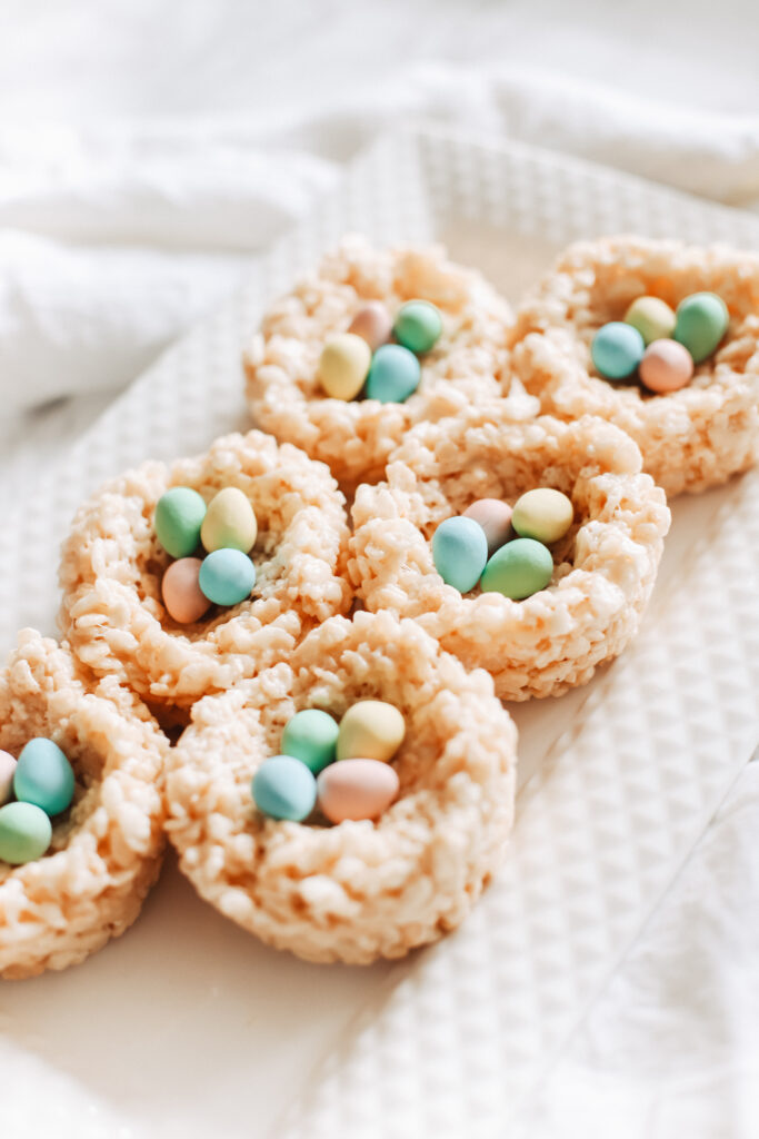 Easter Rice Krispie & Chocolate Mini Egg Nests