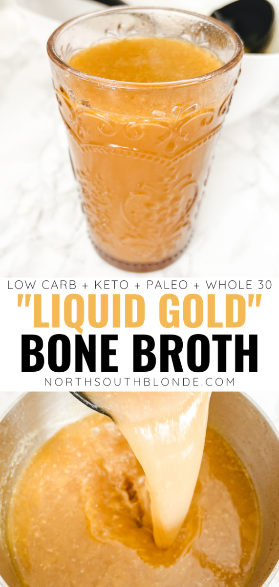 Bone Broth Recipe (Healthy, Low Carb, Keto, Paleo, Whole 30)